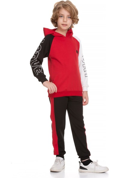 Cici Time Active Sport Baskılı Kapşonlu Takım