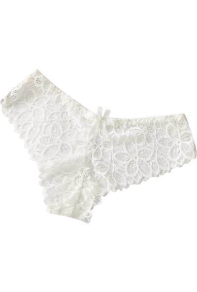 Bilu Kadın Dantelli İç Çamaşırı - Beyaz (Yurt Dışından) Bilu Kadın Dantelli İç Çamaşırı - Beyaz (Yurt Dışından)