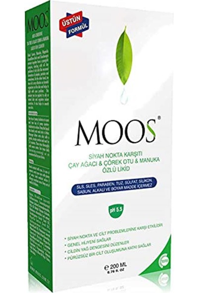 Moos Siyah Nokta Karşıtı Lıkıd200ml Moos Siyah Nokta Karşıtı Lıkıd200ml