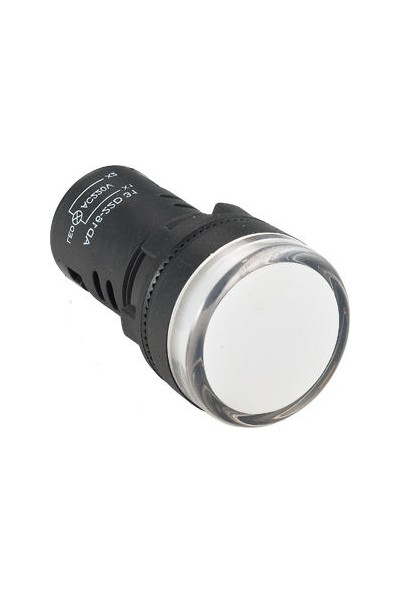 Impact 22MM LED Sinyal Lambası Beyaz Impact 22MM LED Sinyal Lambası Beyaz
