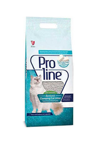 Proline Marsilya Sabun Kokulu Bentonit Kedi Kumu 10 Lt