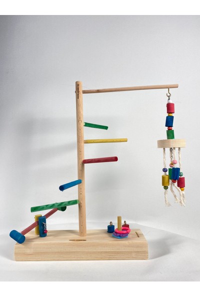 Notre Monde Pet Notremondepet Ahşap Kuş Zeka Oyunulu ve Eğlence Parkuru Notre Monde Pet Notremondepet Ahşap Kuş Zeka Oyunulu ve Eğlence Parkuru