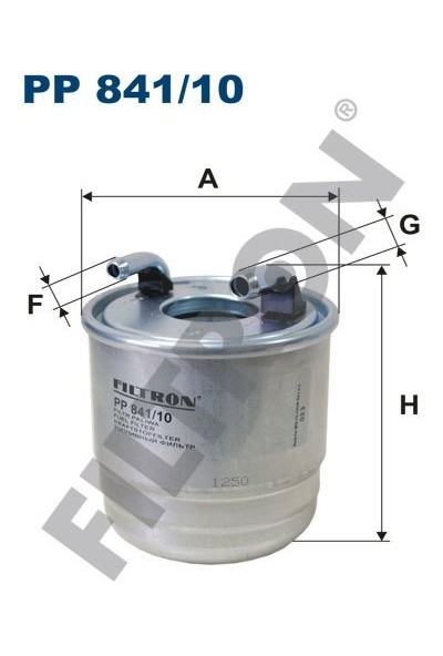 (FILTRONPP841/10)YAKIT Filtresi Mercedes Gl (X164) Gl 350 Cdı Blueeffıcıency 224HP 05/09-12/10