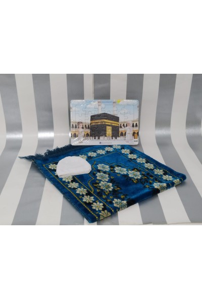 Müftü Bey Ekonomik Çocuk Seccade Seti (Yapboz Hediyeli) Müftü Bey Ekonomik Çocuk Seccade Seti (Yapboz Hediyeli)