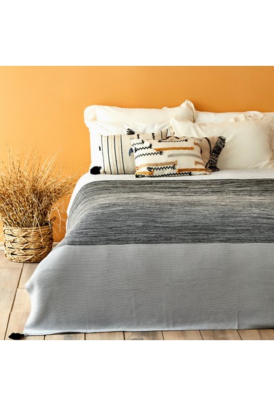 Bella Maison Vitale Gri Tek Kişilik Battaniye 160X220CM Bella Maison Vitale Gri Tek Kişilik Battaniye 160X220CM