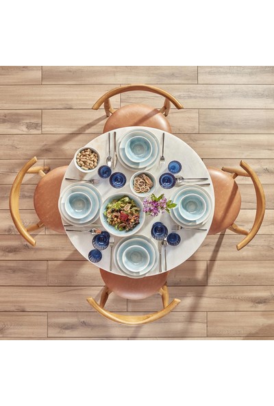 Bella Maison Pure Seramik 24 Parça 6 Kişilik Yemek Takımı Bella Maison Pure Seramik 24 Parça 6 Kişilik Yemek Takımı