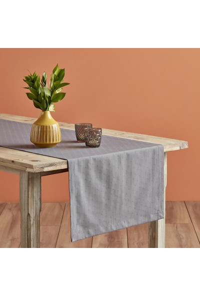 Bella Maison Paula Runner Gri (50X155 Cm) Bella Maison Paula Runner Gri (50X155 Cm)