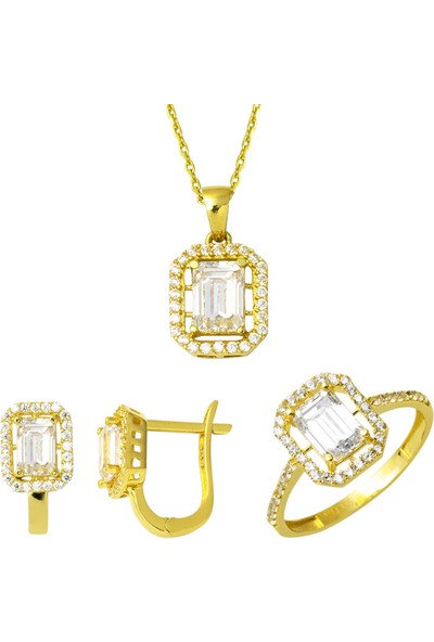 Bilezikci Baget 14 Ayar Altın 3'lü Takı Seti Bilezikci Baget 14 Ayar Altın 3'lü Takı Seti