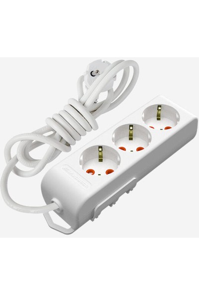 Mutlusan Üçlü Topraklı Grup Priz (Ç.K.) 5 Mt