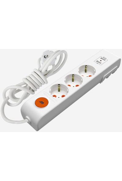 Mutlusan Üçlü Usb Anahtarlı Topraklı Grup Priz (Ç.K.) 3 Mt
