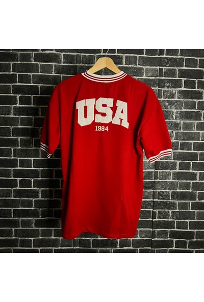 Butik Quit Usa Oversıze T-Shırt Butik Quit Usa Oversıze T-Shırt