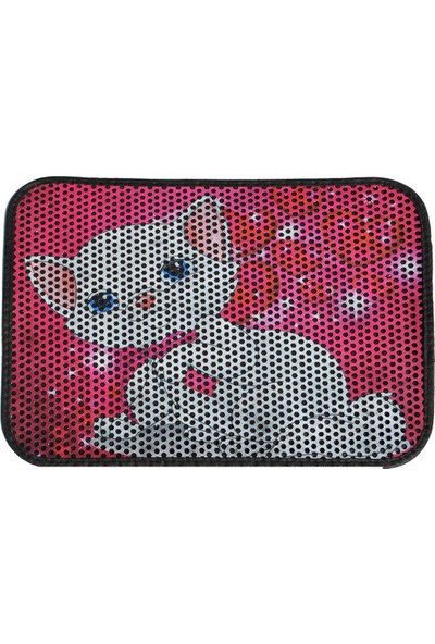 Epilla Desenli Renkli Elekli Kedi Tuvalet Önü Paspası 60 x 45 cm Epilla Desenli Renkli Elekli Kedi Tuvalet Önü Paspası 60 x 45 cm
