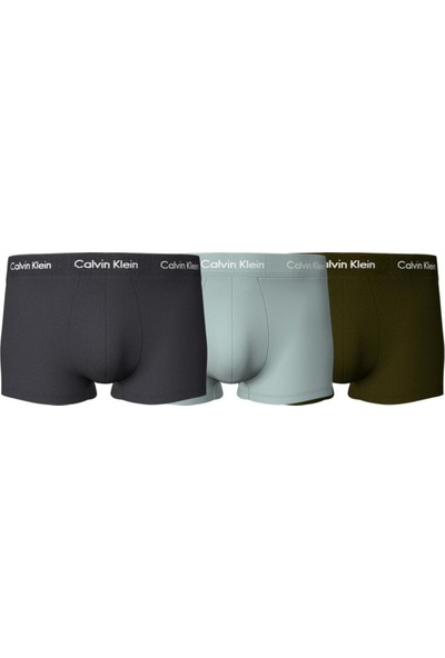 Calvin Klein U2664G Low Rise Trunk 3pk Erkek Boxer Calvin Klein U2664G Low Rise Trunk 3pk Erkek Boxer