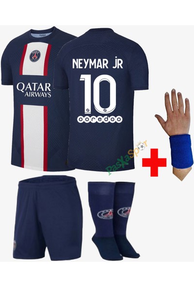 Pasxaspor Yeni Sezon Psg Neymar Jr Çocuk Maç Forması Şort Çorap Bileklik Hediyeli