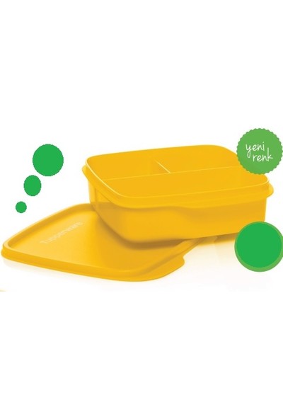 Tupperware Bölmeli Beslenme Kutusu Sarı 500 ml Tupperware Bölmeli Beslenme Kutusu Sarı 500 ml