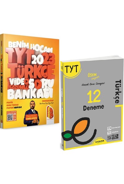 Benim Hocam Yayınları 2023 TYT Türkçe Soru Bankası - Endemik Yayınları TYT Türkçe Deneme Benim Hocam Yayınları 2023 TYT Türkçe Soru Bankası - Endemik Yayınları TYT Türkçe Deneme