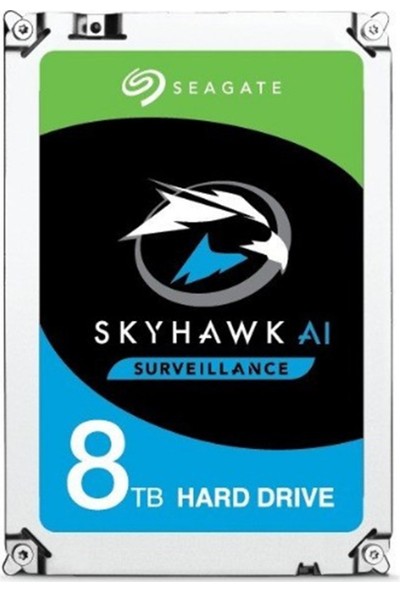 Seagate Skyhawk Aı 3.5'' 8000 GB Serial Ata Iıı Harddisk Seagate Skyhawk Aı 3.5'' 8000 GB Serial Ata Iıı Harddisk