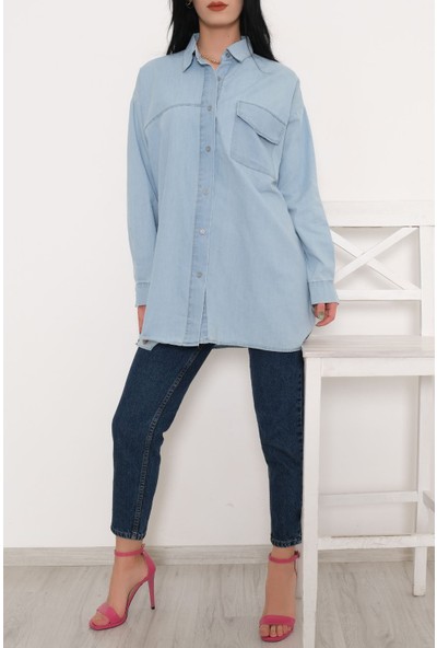 Tensel Kot Gömlek Açıkmavi Tensel Kot Gömlek Açıkmavi
