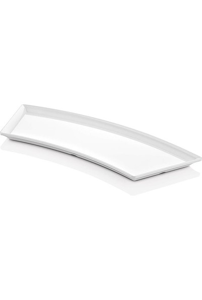 Omnipazar Atlasform 708 Beyaz Sunum Tepsi 40X15 cm Omnipazar Atlasform 708 Beyaz Sunum Tepsi 40X15 cm