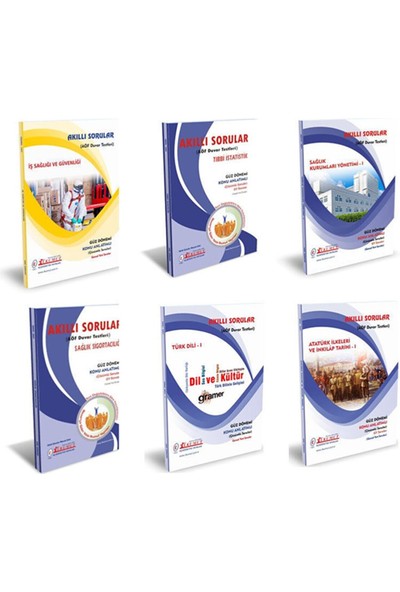İlkumut Yayıncılık AÖF Sağlık Kurumları İşletmeciliği 2. Sınıf 3. Yarıyıl Güz Dönemi Konu Anlatımlı Soru Bankası Set İlkumut Yayıncılık AÖF Sağlık Kurumları İşletmeciliği 2. Sınıf 3. Yarıyıl Güz Dönemi Konu Anlatımlı Soru Bankası Set