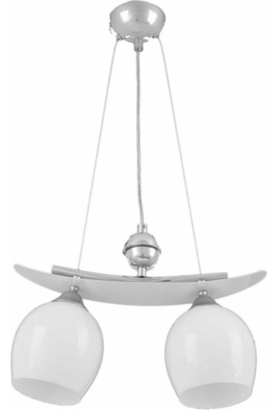 Sedef Avize Ybdizayn 2'li Beyaz Avize 6060-2WHT- YB60602 Sedef Avize Ybdizayn 2'li Beyaz Avize 6060-2WHT- YB60602