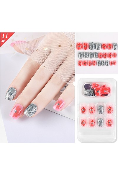 ZHKJ Shop 5 Set Giyim Takma Tırnak Sanatı (Yurt Dışından)