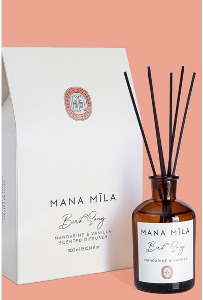 Mana Mıla Bırd Song Mandarin & Vanilya 150 ml Mana Mıla Bırd Song Mandarin & Vanilya 150 ml