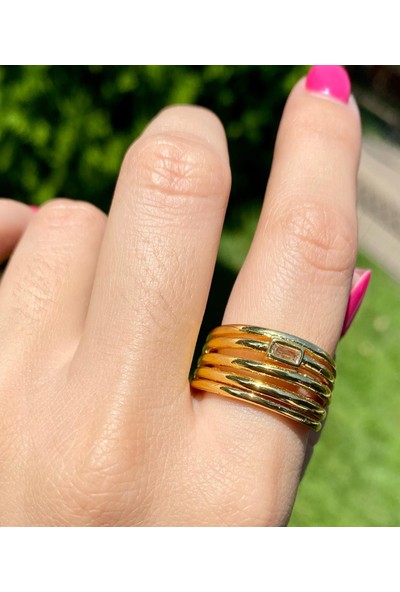 İsmim Bijuteri Zirkon Yüzük