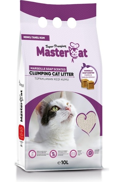 Mastercat Marsellia Soup Cat 10 lt Marsilya Sabunlu Kedi Kumu Mastercat Marsellia Soup Cat 10 lt Marsilya Sabunlu Kedi Kumu