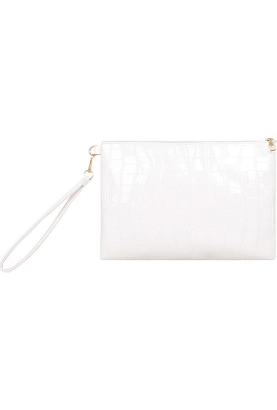 Fangqinghao Timsah Derisi Görünümlü Clutch (Yurt Dışından)