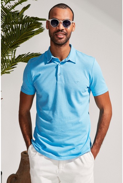 Silk And Cashmere Mavi Ipekli Archie Erkek Pike Polo Silk And Cashmere Mavi Ipekli Archie Erkek Pike Polo