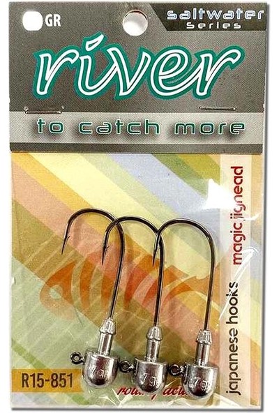 River Magic Jighead 3/0 Iğne 3 Adet River Magic Jighead 3/0 Iğne 3 Adet