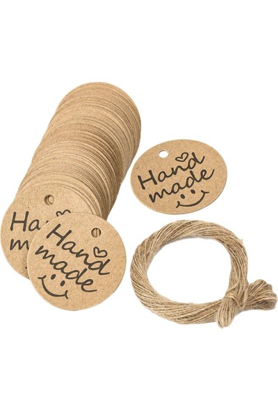 100 Adet Beyaz Kağıt El Yapımı Etiketleri Hediyeler Çiçek Paketleme 100 Adet Beyaz Kağıt El Yapımı Etiketleri Hediyeler Çiçek Paketleme