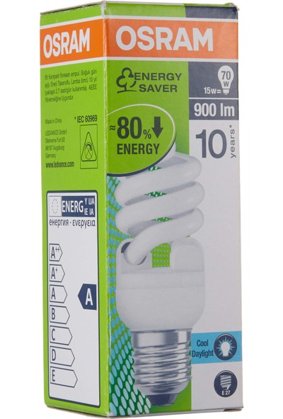 Osram Dstar Mtw 15W E27 6500K Beyaz Işık 5 Adet Osram Dstar Mtw 15W E27 6500K Beyaz Işık 5 Adet