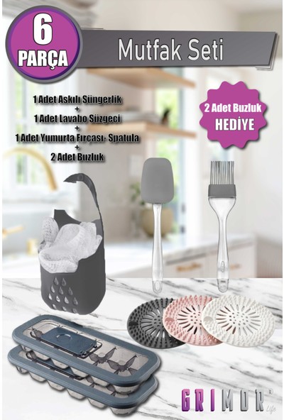 Grimor Life 6 Parça Mutfak Servis Seti Grimor Life 6 Parça Mutfak Servis Seti