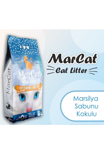 Marcat Sabun Kokulu Kedi Kumu 10 Lt