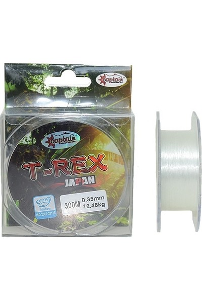 Captain Trex 300MT Monofilament Model Balıkçı Olta Misinası Beyaz Captain Trex 300MT Monofilament Model Balıkçı Olta Misinası Beyaz