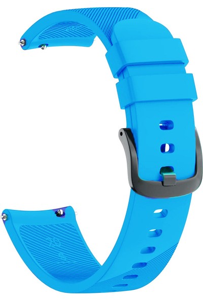Markacase Amazfit Bip S Için Silikon Kordon Mavi Markacase Amazfit Bip S Için Silikon Kordon Mavi