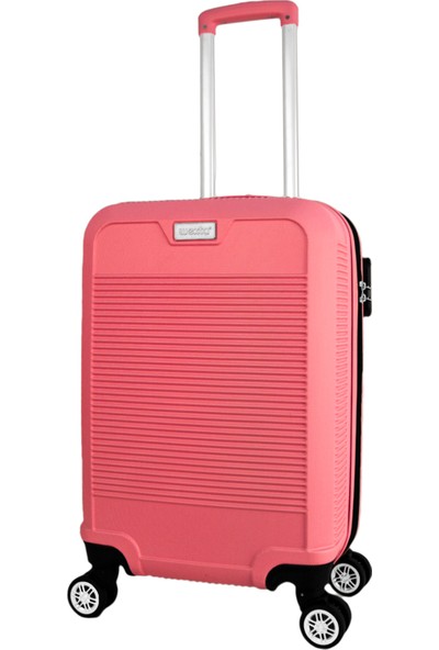 Valja VL-270 Pembe Kabin Boy Valiz Venezia Serisi Valja VL-270 Pembe Kabin Boy Valiz Venezia Serisi