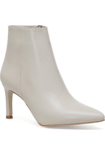 Laney2 2pr Krem Kadın Topuklu Bot