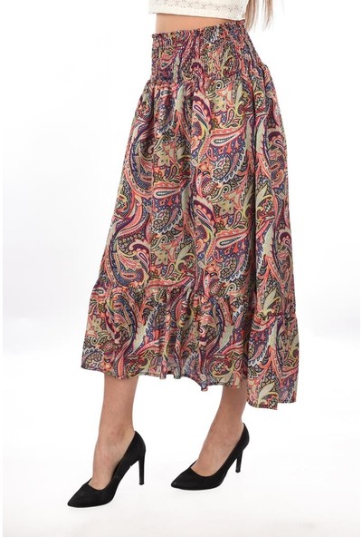 İvyn Desenli Gipeli Etek İvyn Desenli Gipeli Etek