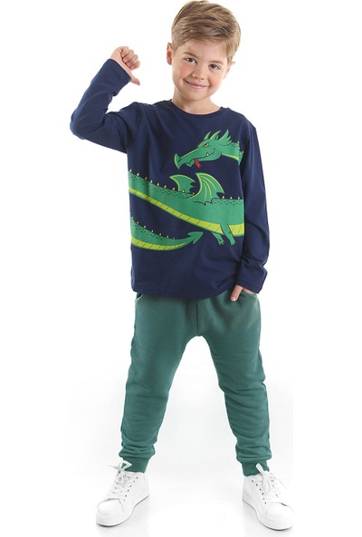 Mushi Ejderha Erkek Çocuk T-Shirt Pantolon Takım