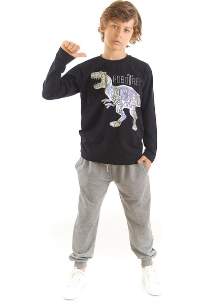 Mushi Robotrex Erkek Çocuk T-Shirt Pantolon Takım