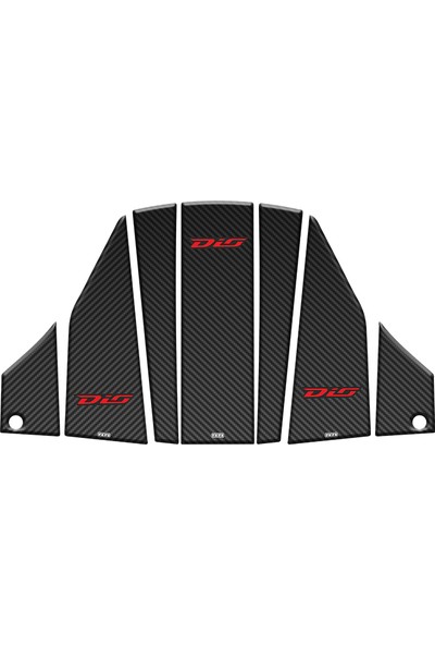 Gogomoto Honda Dio Uyumlu Tank Pad Set 003 Gogomoto Honda Dio Uyumlu Tank Pad Set 003