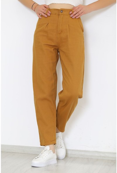 Mom Kot Pantolon Taba - 9769.1184. Mom Kot Pantolon Taba - 9769.1184.