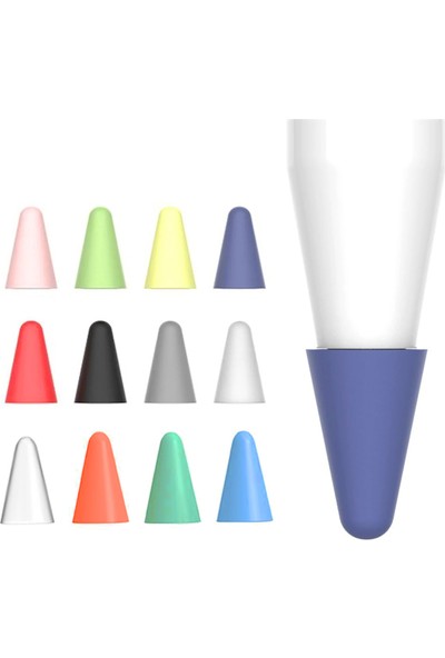 Novstrap Apple Pencil 1-2 Nesil Uyumlu Kalem Ucu Koruyucu Silikon Kılıf 12 Adet Mix Colour Paket Novstrap Apple Pencil 1-2 Nesil Uyumlu Kalem Ucu Koruyucu Silikon Kılıf 12 Adet Mix Colour Paket