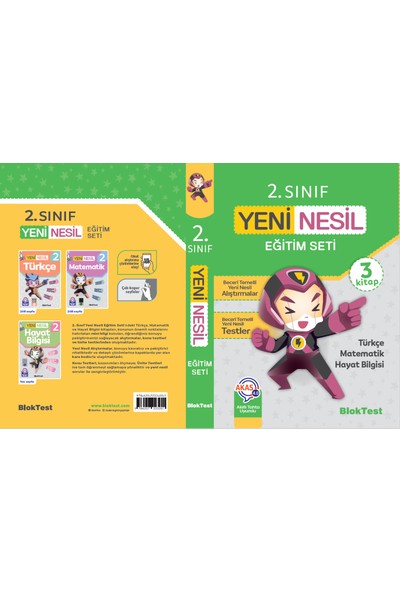 Bloktest Yayınları 2. Sınıf Yeni Nesil Eğitim Seti Bloktest Yayınları 2. Sınıf Yeni Nesil Eğitim Seti