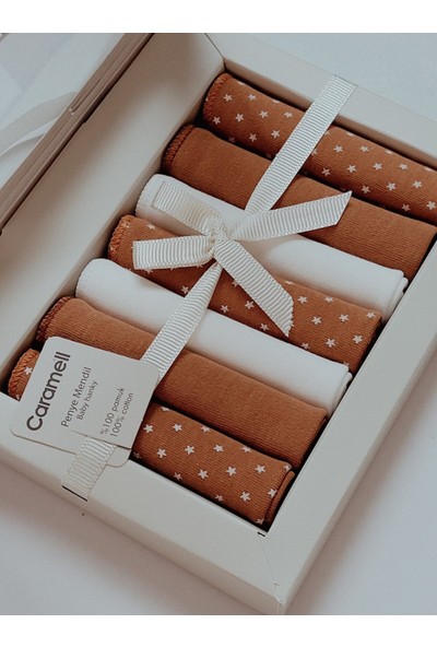 Caramell %100 Pamuk Bebek Mendili, Bebek Ağız Mendili