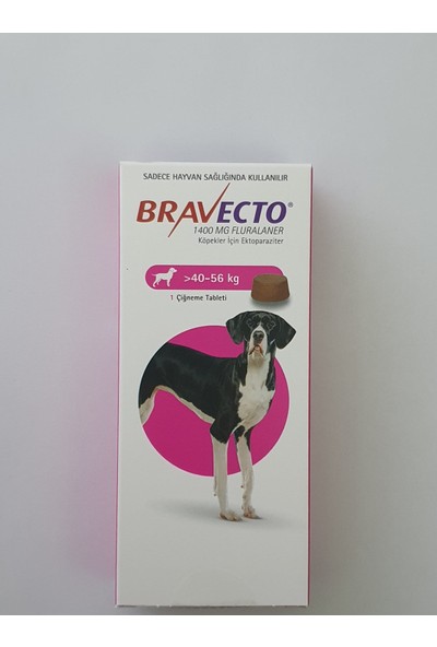 BRAVECTO40 -56 kg Köpekler Için Dış Parazt Tablet BRAVECTO40 -56 kg Köpekler Için Dış Parazt Tablet
