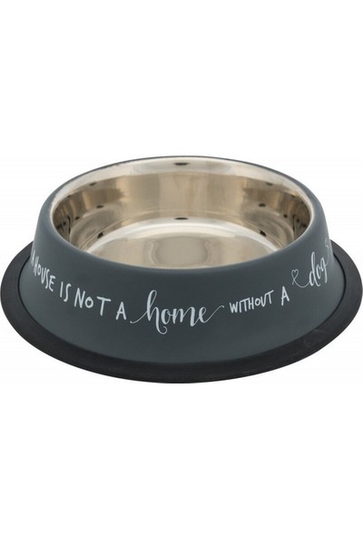 Trixie Köpek Mama ve Su Kabı, Paslanmaz Çelik, 0.45LT/Ø19 cm, Gri Trixie Köpek Mama ve Su Kabı, Paslanmaz Çelik, 0.45LT/Ø19 cm, Gri